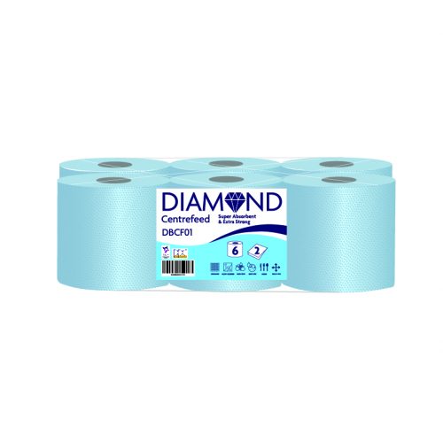 Diamond Blue Centrefeed (6 Pack)